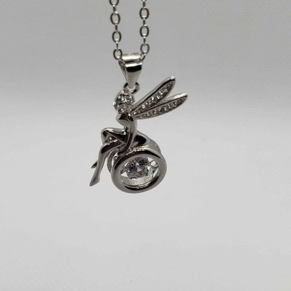 Jewelry | Brand New Sterling Silver 925 Tinker Bell Necklace | Poshmark